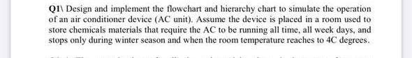 QI\ Design and implement the flowchart and hierarchy | Chegg.com