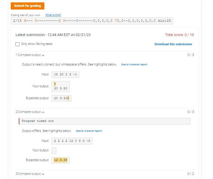 Solved 9.3 LAB: Varied amount of input data Statistics are | Chegg.com