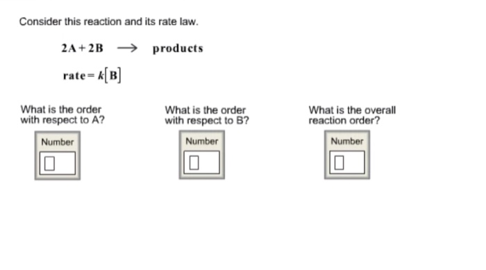 Solved Consider this reaction and it’s rate law | Chegg.com