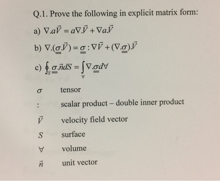 Solved Prove the following in explicit matrix form: lambda. | Chegg.com Solved Prove the following in explicit matrix form: lambda. | Chegg.com