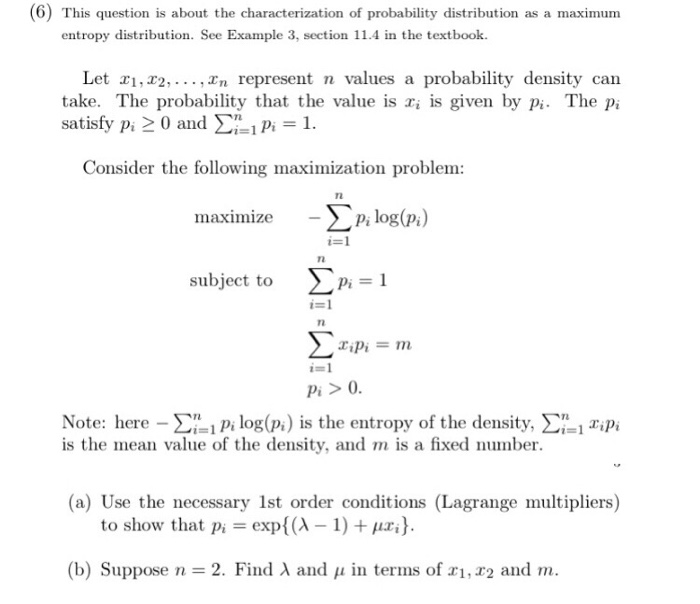 Solved (6) This question is about the characterization of | Chegg.com