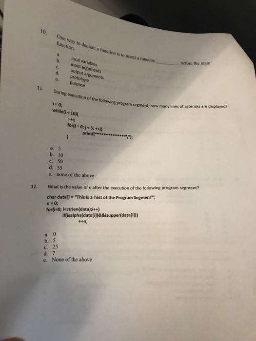 Solved Multiple Choice (one point for each) can be the value | Chegg.com