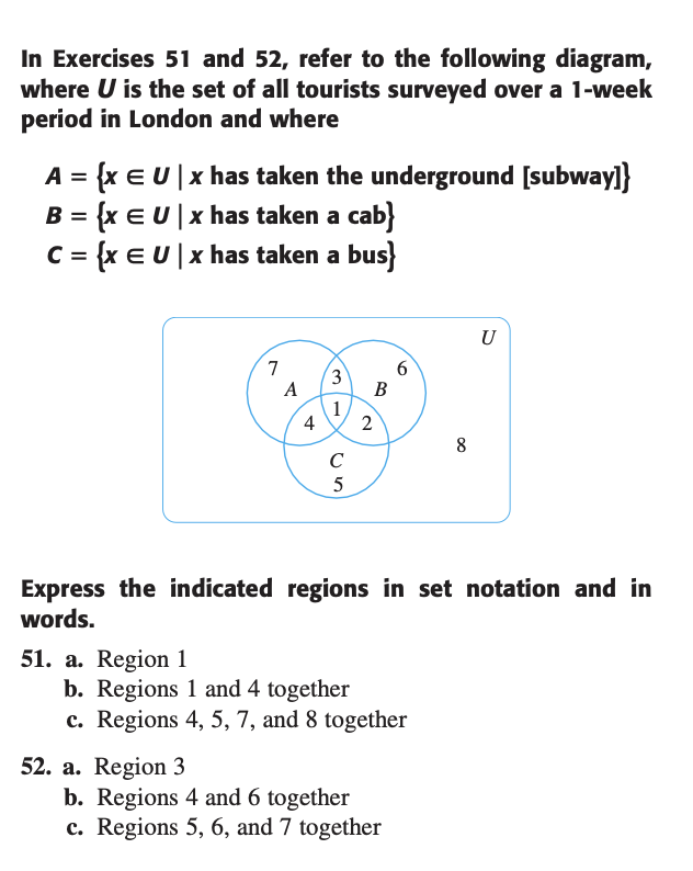 Solved In Exercises 51 and 52, refer to the following | Chegg.com