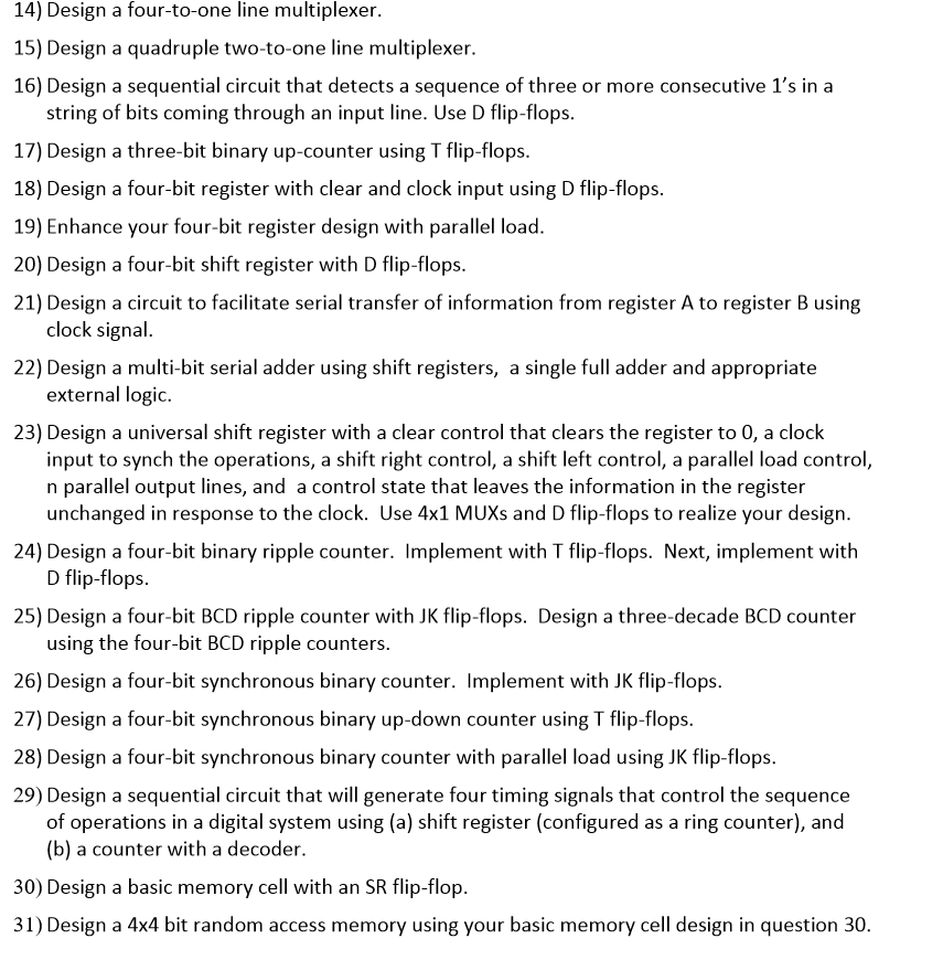 Solved Instructions Use Gate Level Combinational Logic Questions 1 15 Use Gate Level