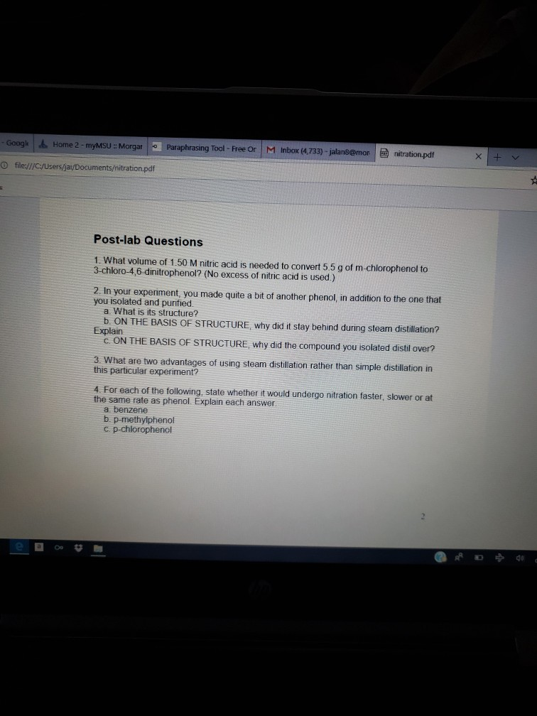 Solved Home 2-myMSU : Morgar Paraphrasing Tool-Free or M | Chegg.com