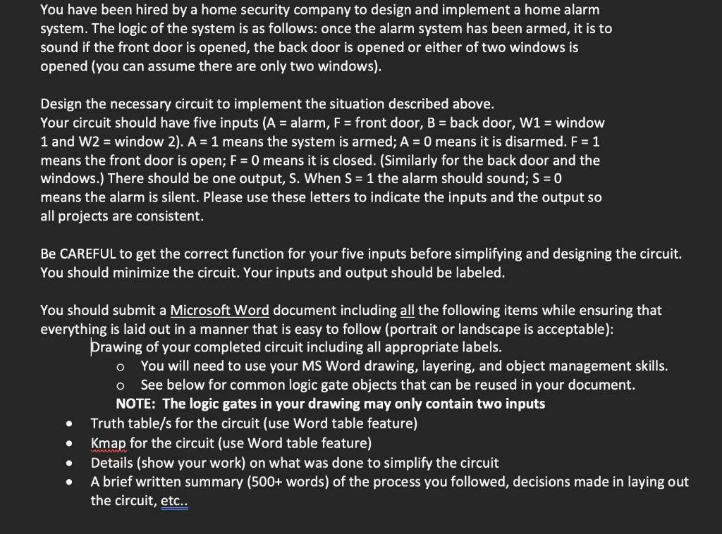 You have been hired by a home security company to | Chegg.com