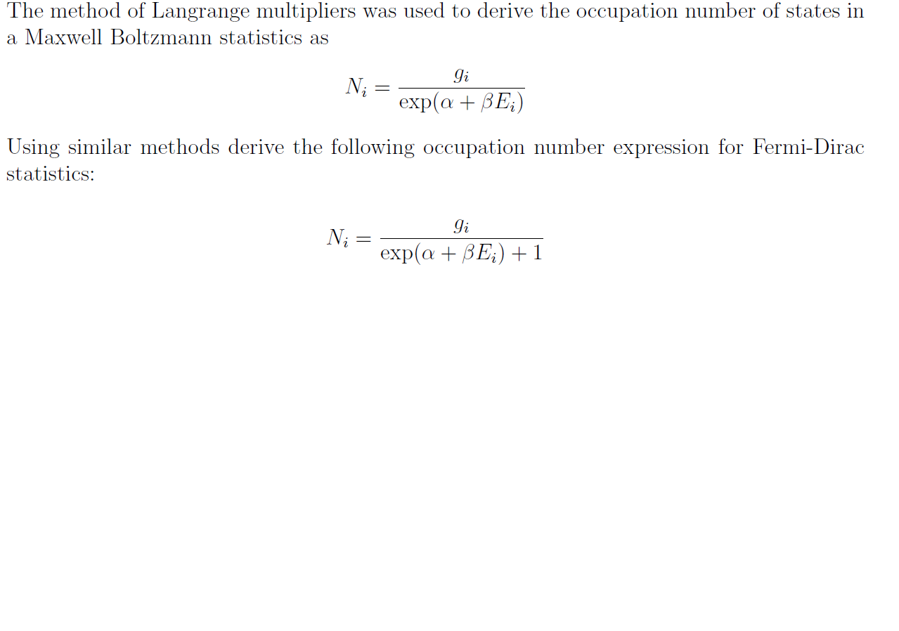 Solved The method of Langrange multipliers was used to | Chegg.com