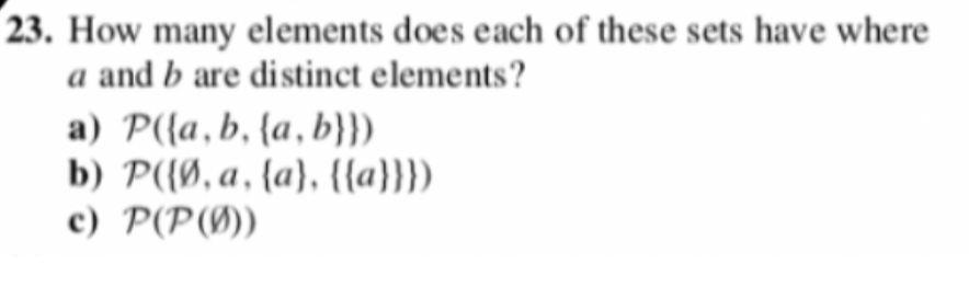 Solved 3. How many elements does each of these sets have | Chegg.com