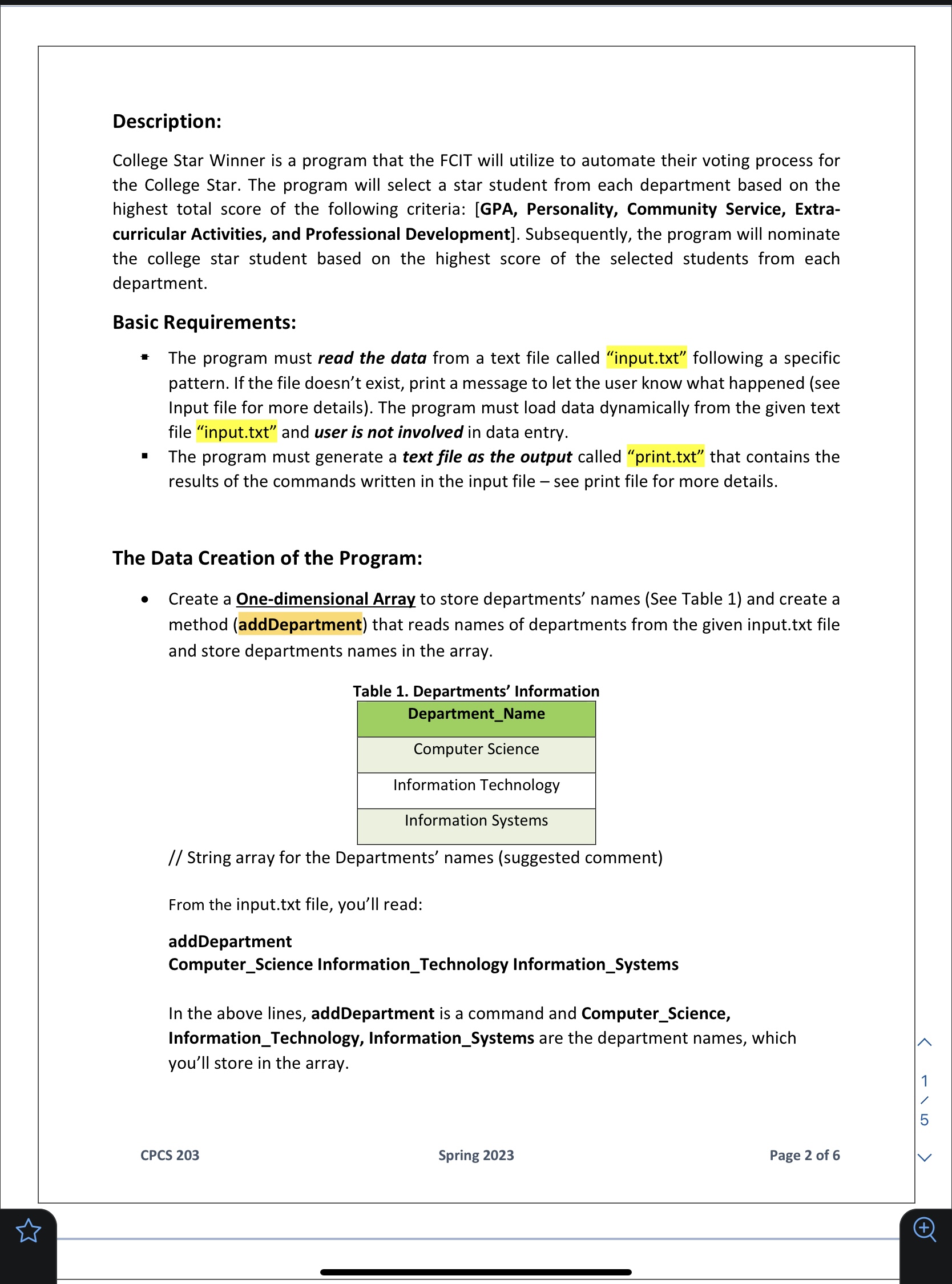 Solved That is a java assignment and it should read from a | Chegg.com