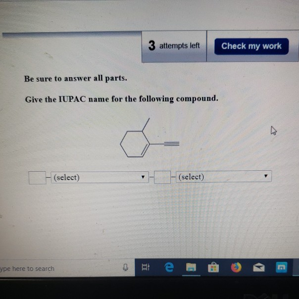 Solved 3 attempts left Check my work Be sure to answer all | Chegg.com
