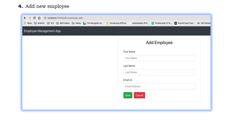 Solved PART – I: Creating NodeJS/Express/MongoDB Application | Chegg.com