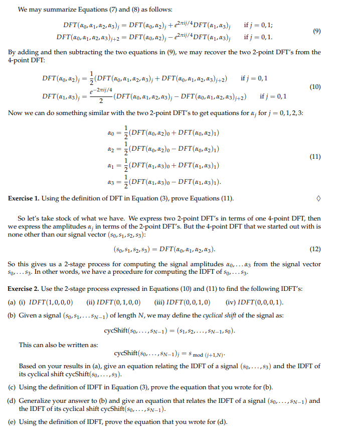 In the previous assignment, we derived the equations: | Chegg.com