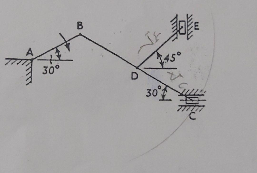 B ਉਹ A s 30° D D 30° | Chegg.com