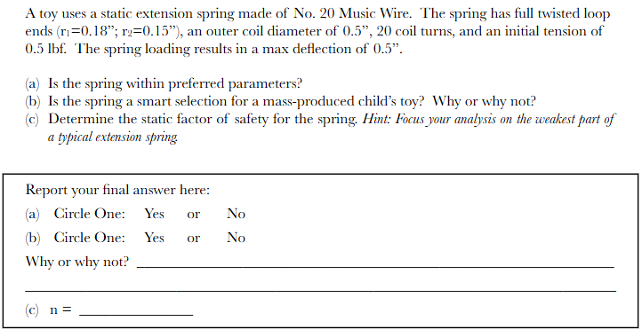 Solved Report your final answer here:(a) ﻿Circle One: Yes or | Chegg.com