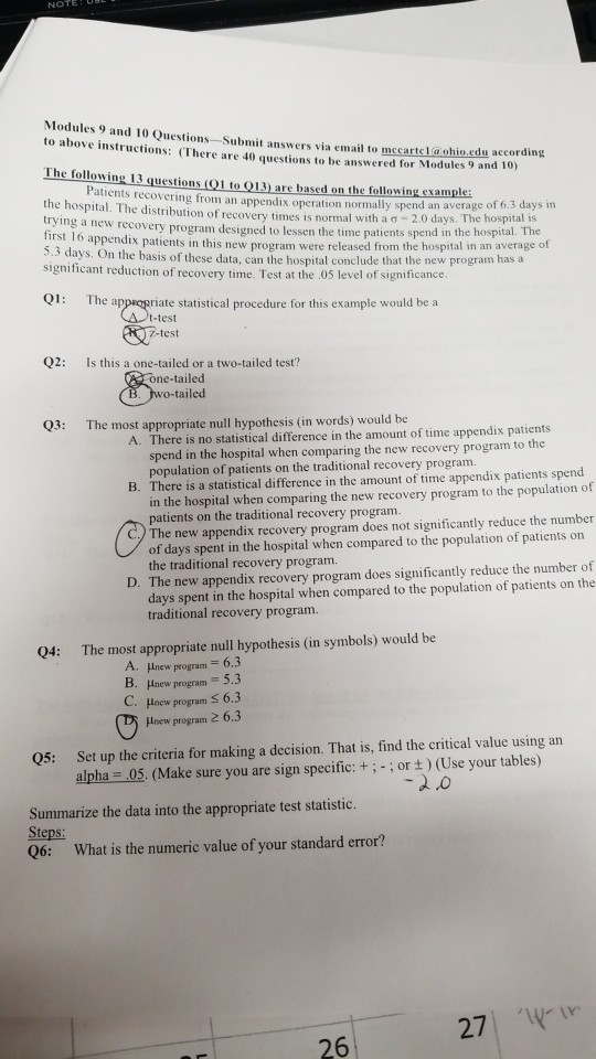 Solved NOTE: Modules 9 and 10 Questions-Submit answers via | Chegg.com