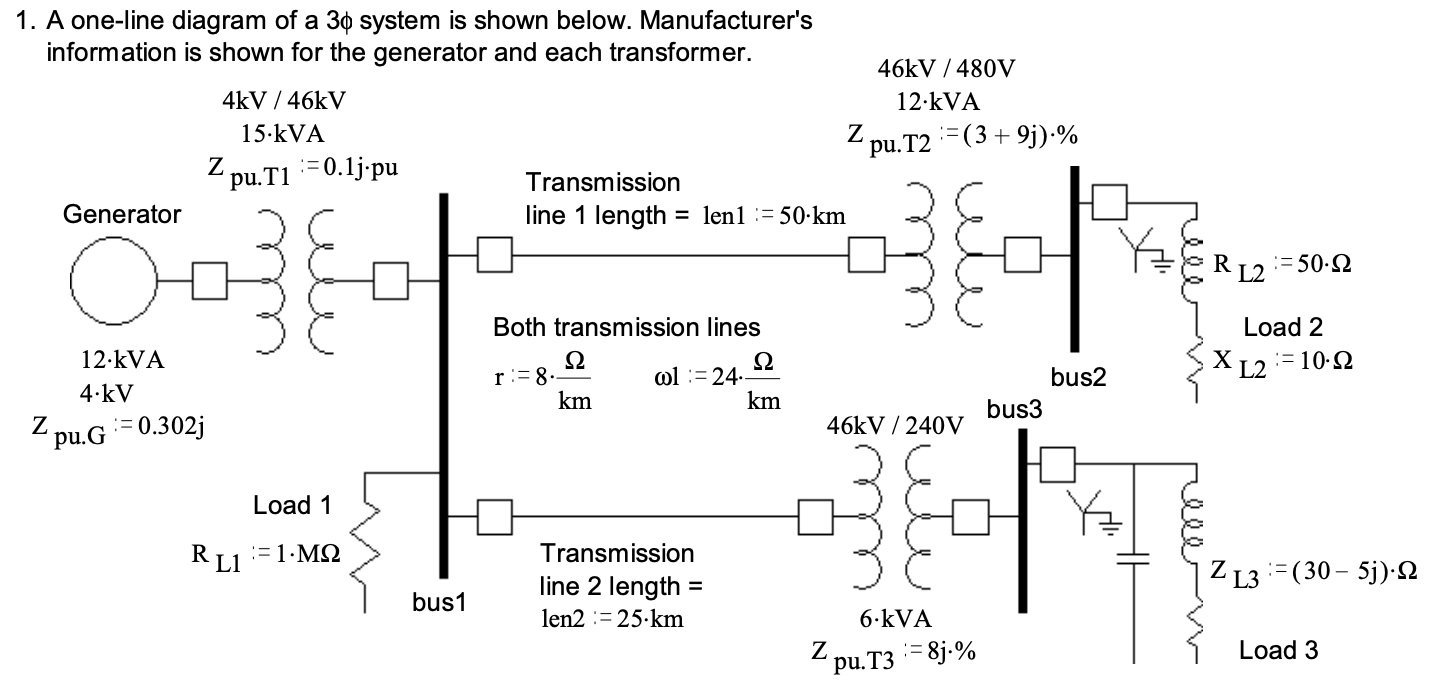 a) Choose an Sbase to minimize the per-unit base | Chegg.com
