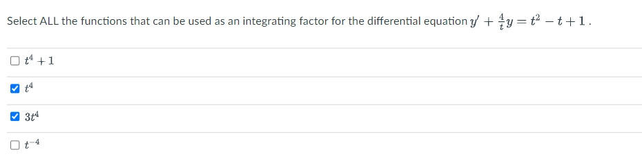 Solved Question 1 1 ﻿pts Select ALL the functions that can | Chegg.com