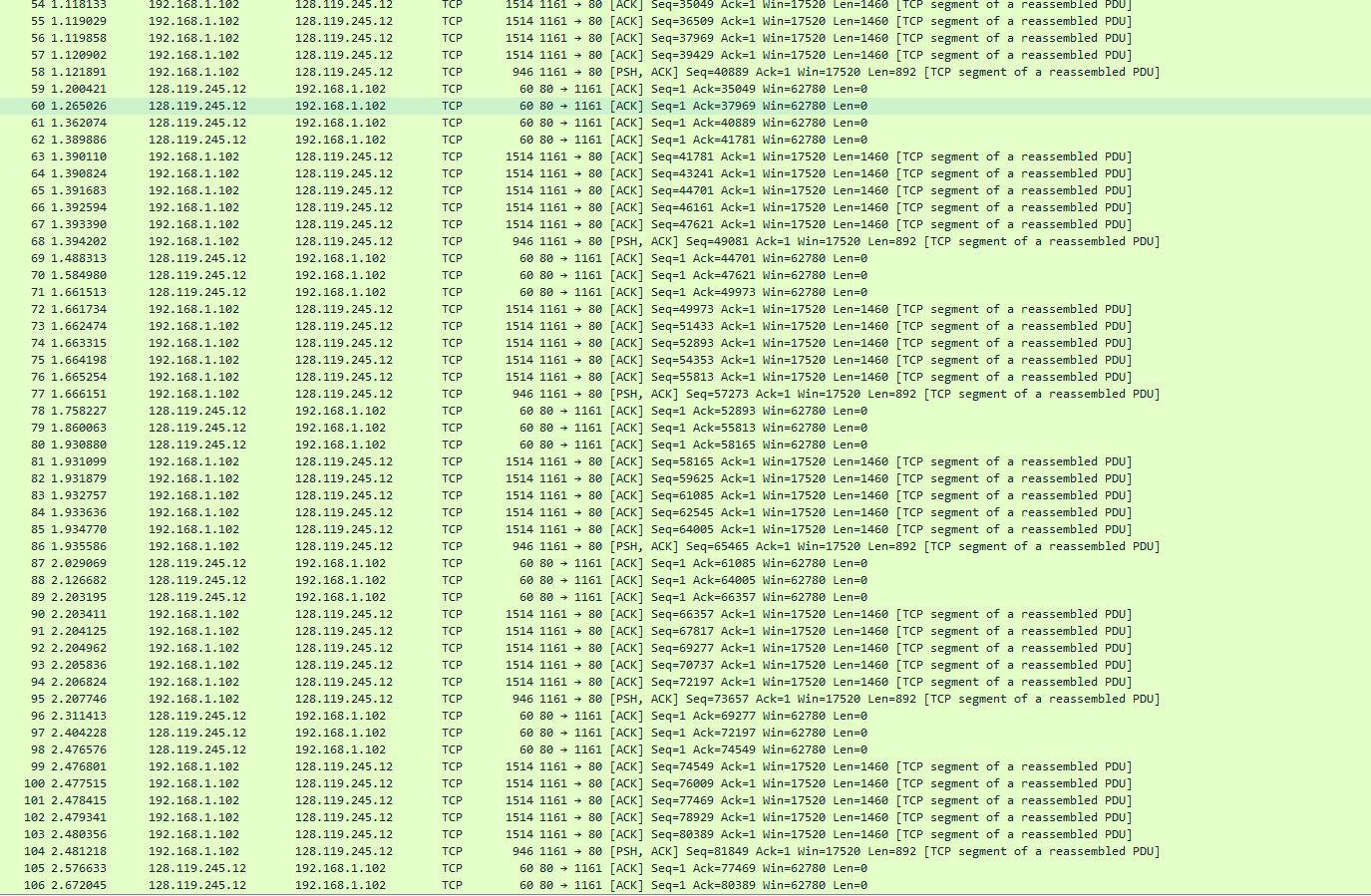 Solved 7a. Consider the TCP segment containing the HTTP POST | Chegg.com