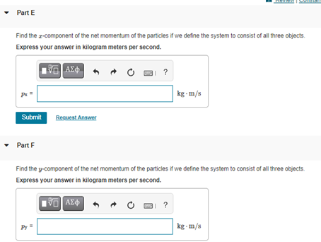 Solved Three objects A, B and C are moving as shown in the | Chegg.com