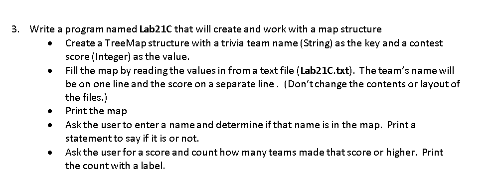 Solved JAVA!! Geek Squad 54 The A Team 59 Jeeps Ahoy 42 | Chegg.com