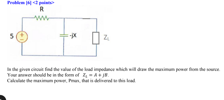 Solved Problem [6] In the given circuit find the | Chegg.com