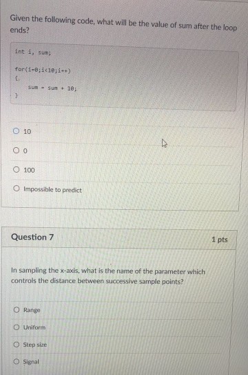 Solved Given the following code, what will be printed to the | Chegg.com