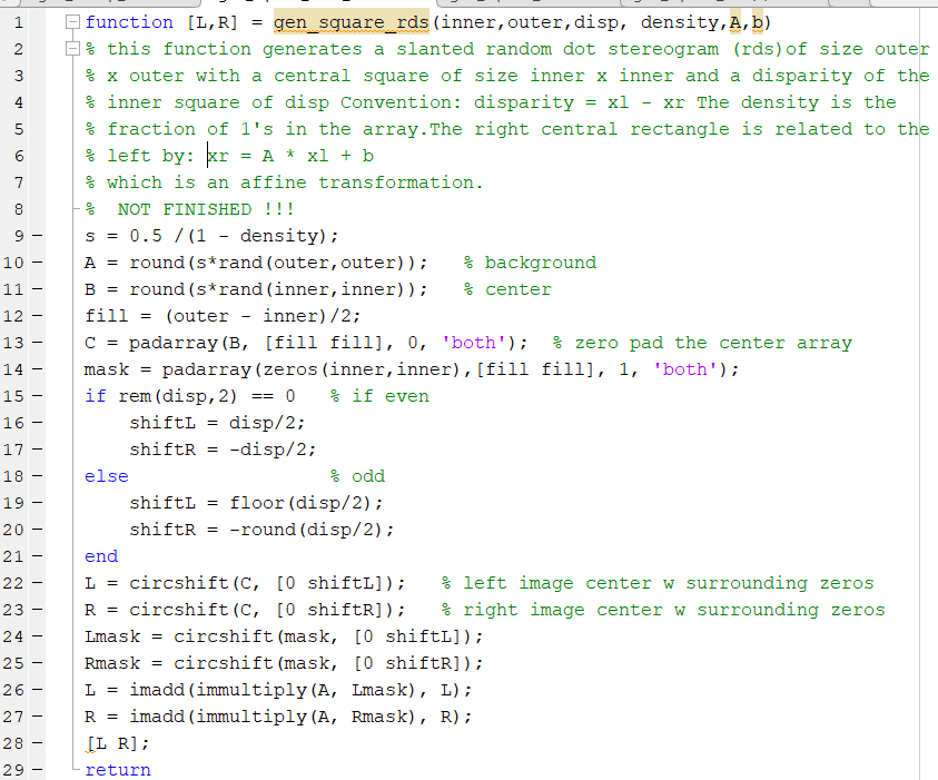 Solved Implement the Marr-Poggio (1976) cooperative stereo | Chegg.com
