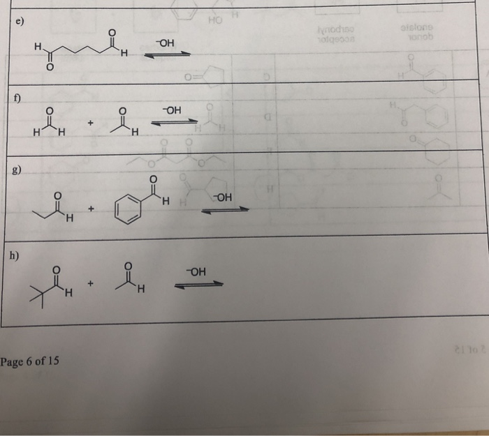 Solved Give the beta-hydroxy aldehyde (the aldol addition | Chegg.com