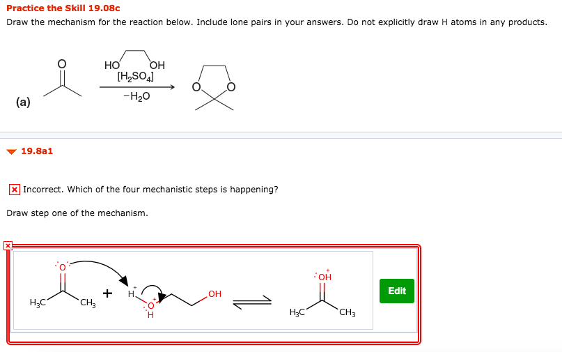 Solved Practice the Skill 19.08c Draw the mechanism for the | Chegg.com