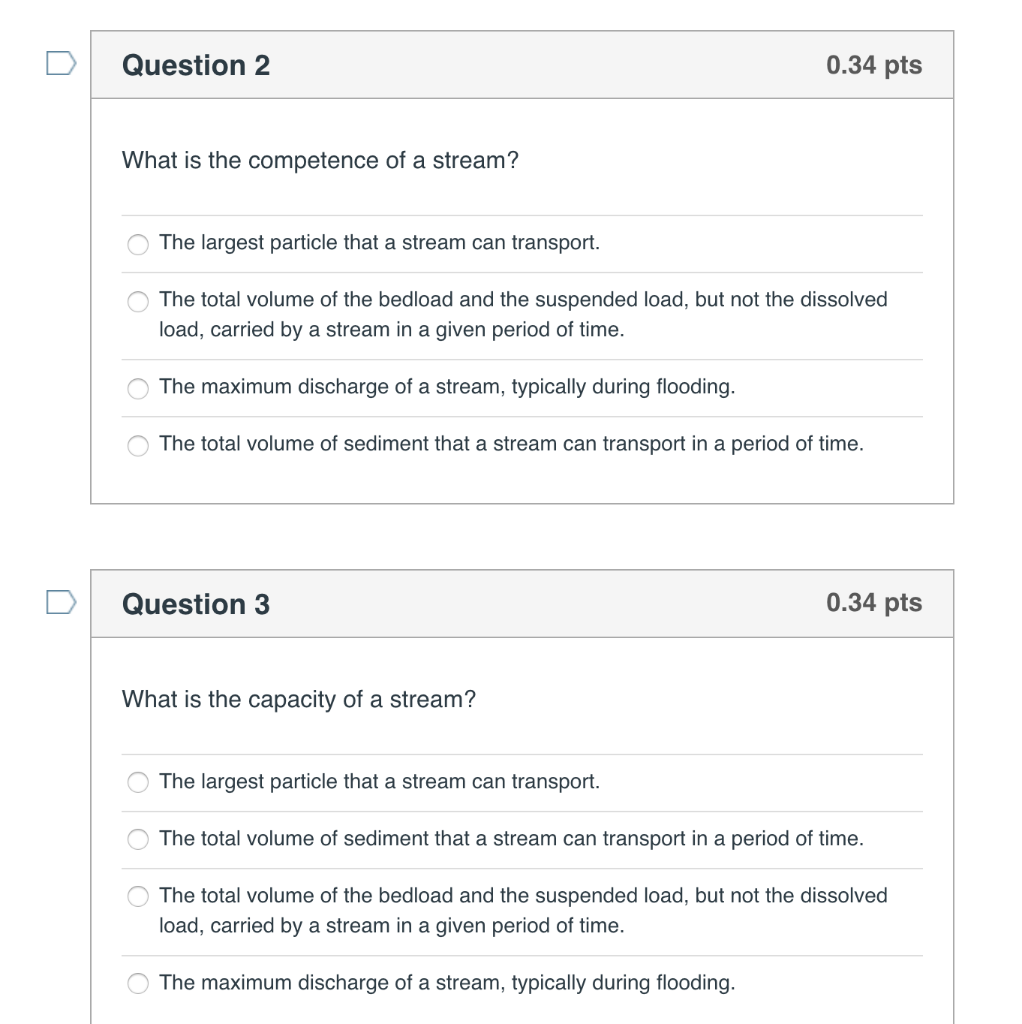 Solved Question 2 0.34 pts What is the competence of a | Chegg.com
