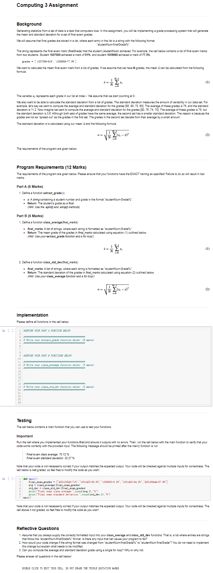 Solved Computing 3 Assignment Background Generating | Chegg.com