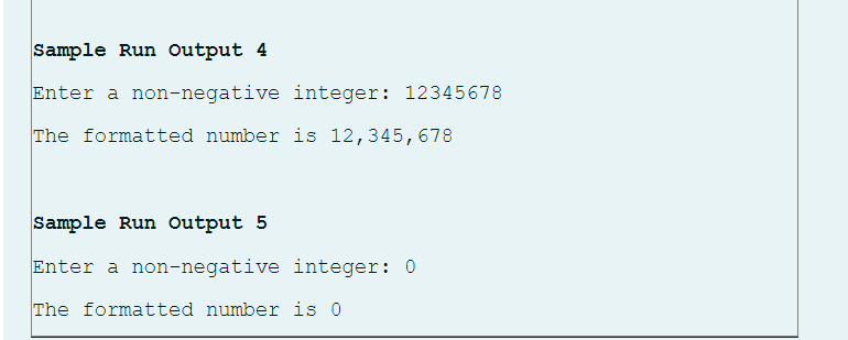 Solved Write a Python function named formatNumber that takes | Chegg.com