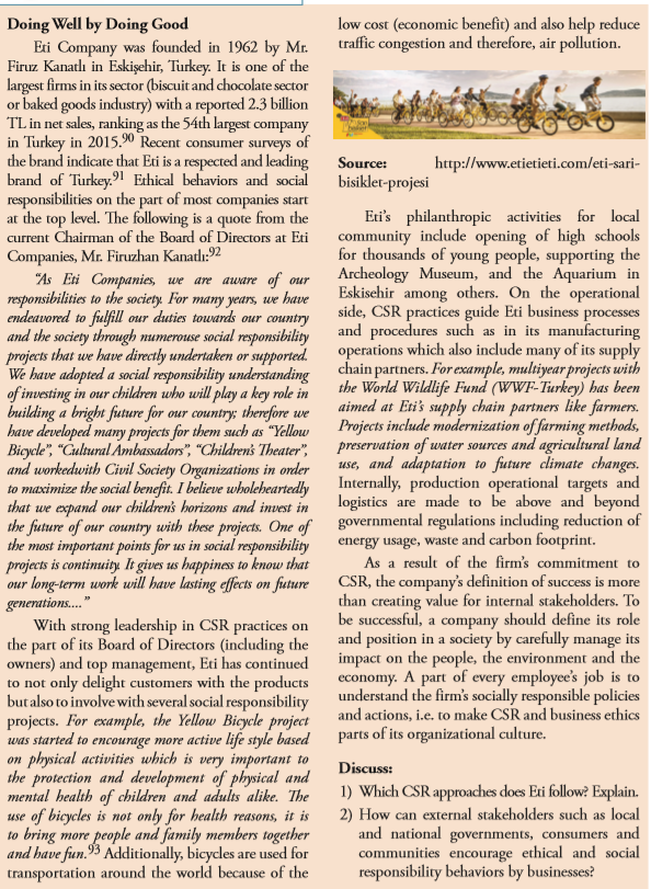 Solved Doing Well by Doing Good low cost (economic benefit) | Chegg.com