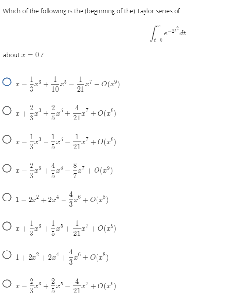 Solved Which of the following is the beginning of the) | Chegg.com