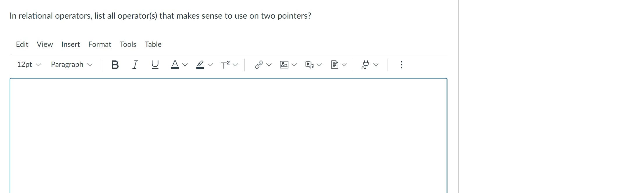 Solved In relational operators, list all operator(s) that | Chegg.com