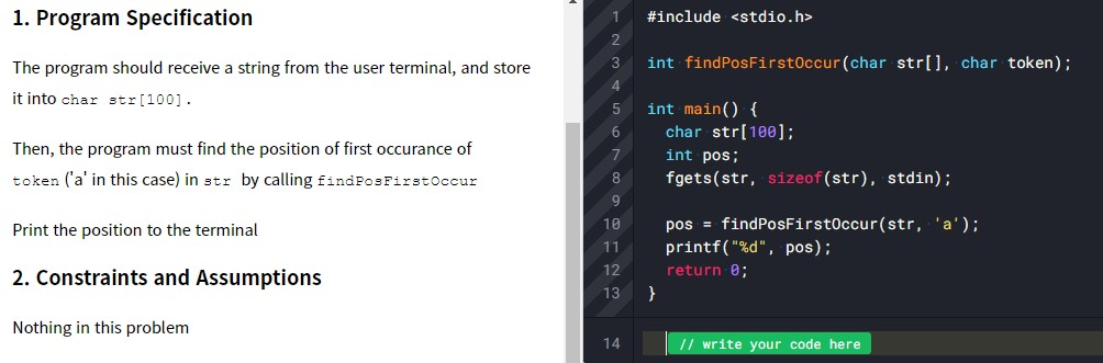 Solved 1. Program Specification #include 2 3 int | Chegg.com