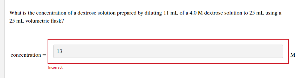 Solved What is the concentration of a dextrose solution | Chegg.com