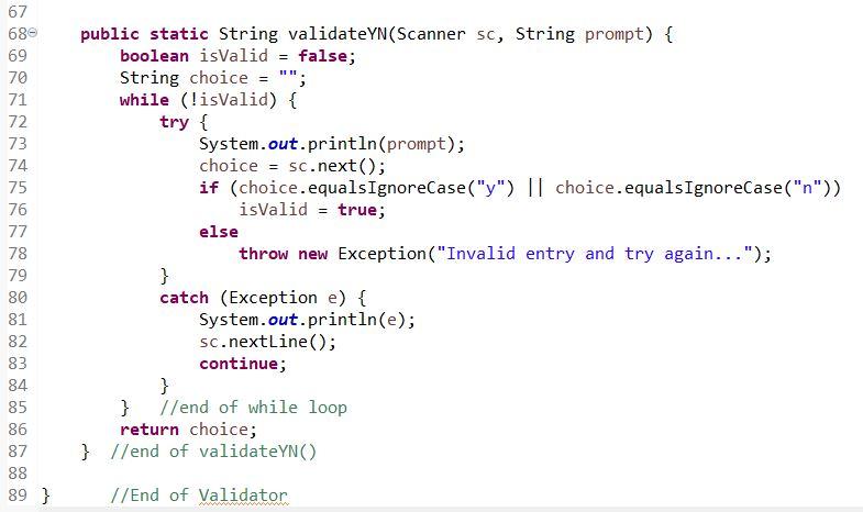 Modify the example TestValidationApp.java so that it | Chegg.com