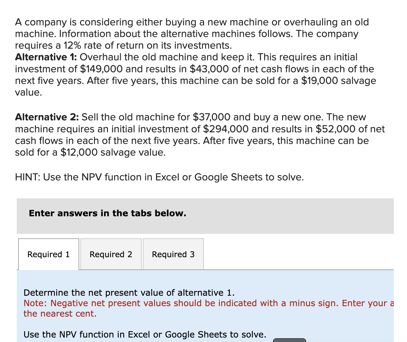 Solved A company is considering either buying a new machine | Chegg.com