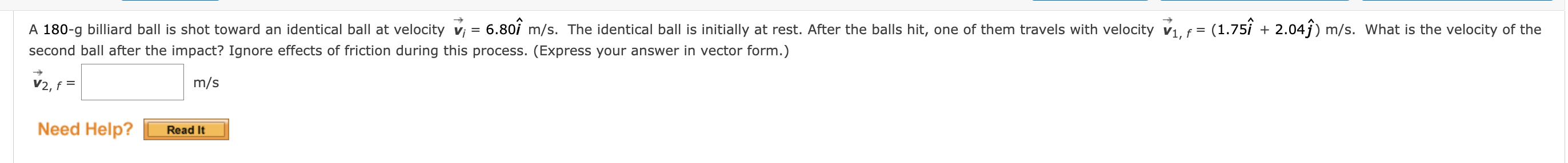 Solved second ball after the impact? Ignore effects of | Chegg.com