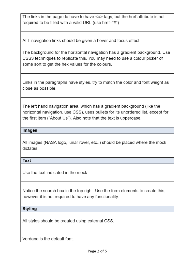 Solved WEBD-1008 Project 1 Design to Development e Portfolio | Chegg.com