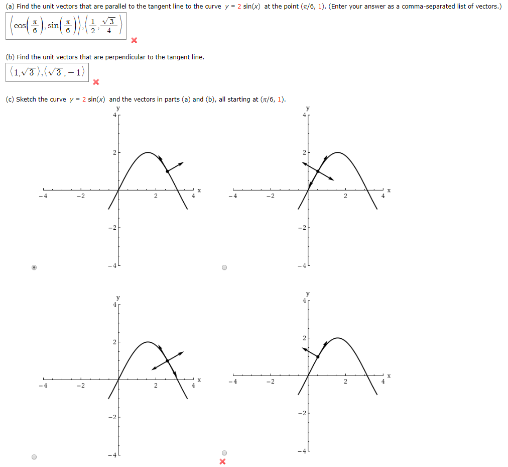 Solved (a) Find the unit vectors that are parallel to the | Chegg.com