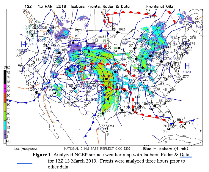 Solved Examine the cold front plunging through the state of | Chegg.com