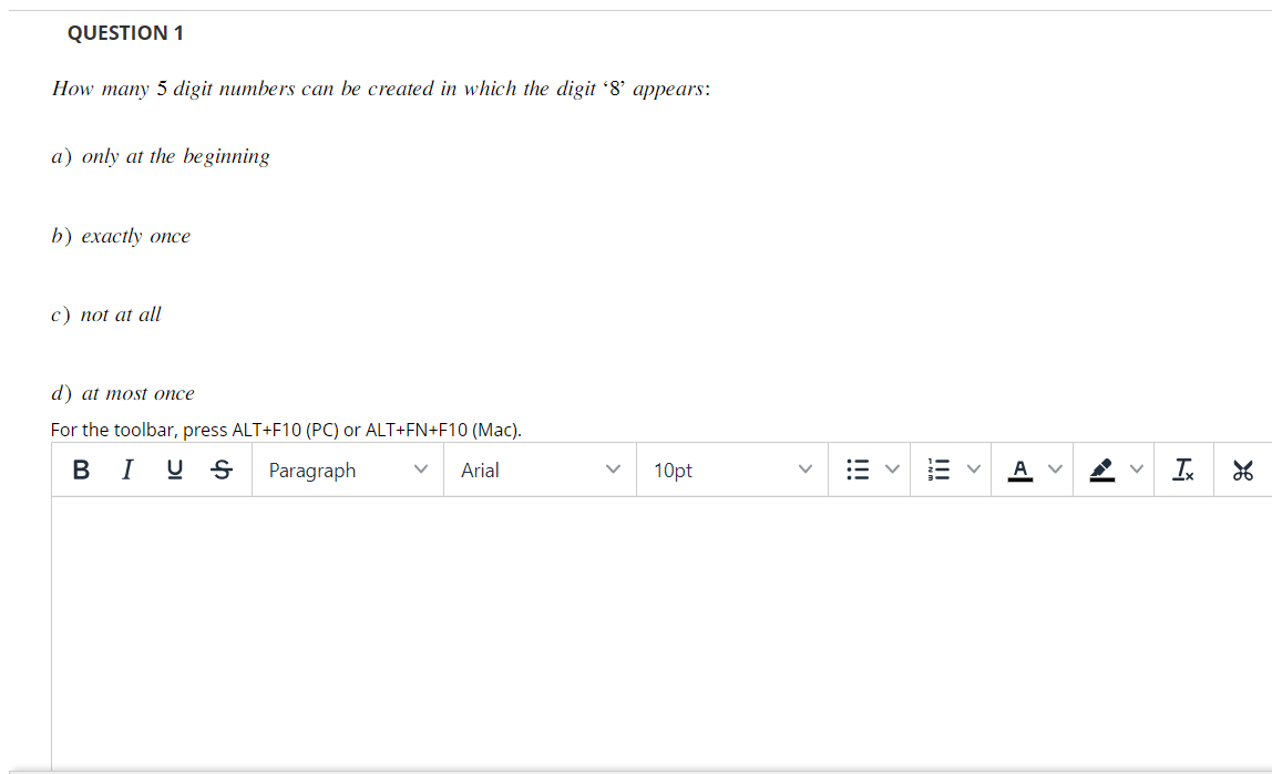 Solved How many 5 digit numbers can be created in which the | Chegg.com