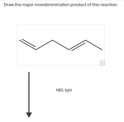 Solved Draw the major monobromination product of this | Chegg.com