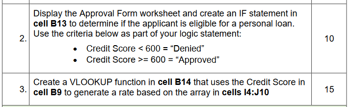 Solved How do I create this IF statement in the worksheet | Chegg.com