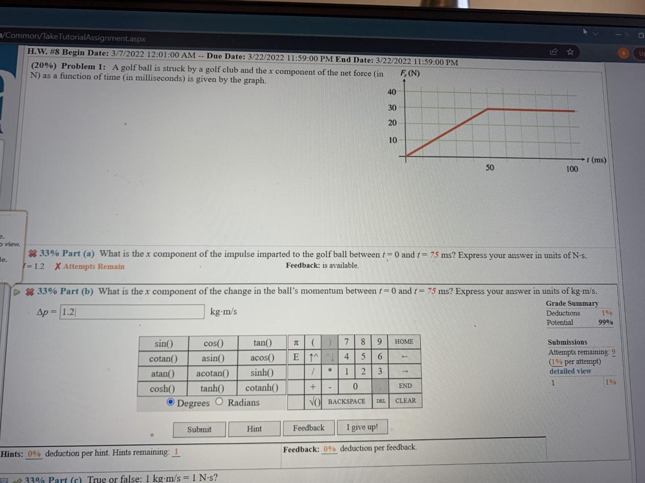 Solved U 7/Common/Take TutorialAssignment.aspx H.W. #8 Begin | Chegg.com