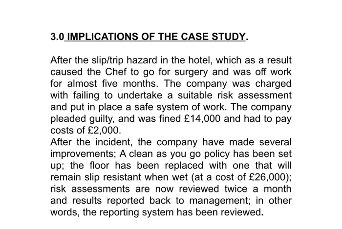 Solved Below is osha case study. You are required to write 2 | Chegg.com