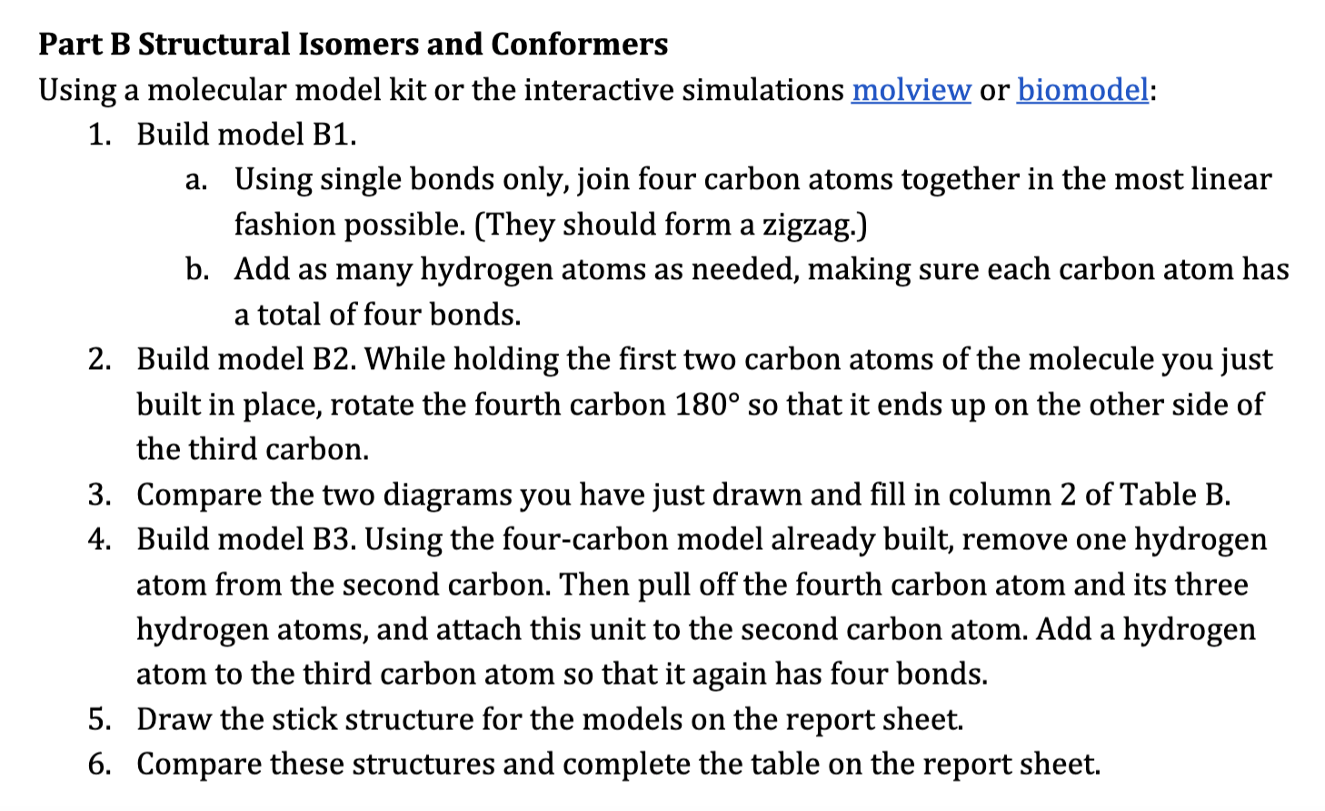 Solved Procedure Part A Writing Full Structural Formulas 1. | Chegg.com