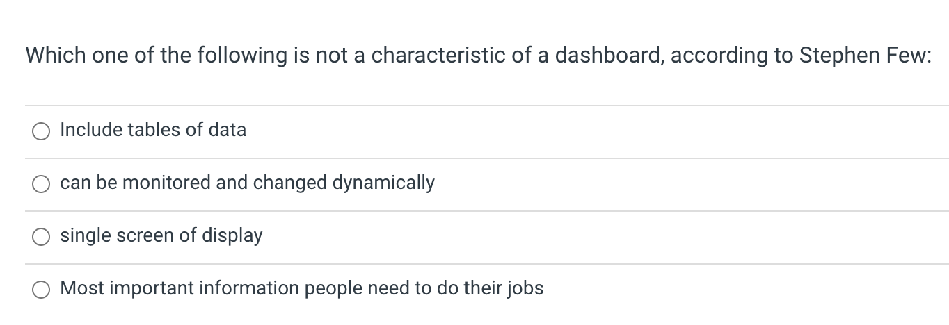 Solved Which one of the following is not a characteristic of | Chegg.com